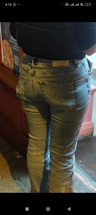 friends ass in blue denim jeans - Tight Jeans - THE CANDID PLANET